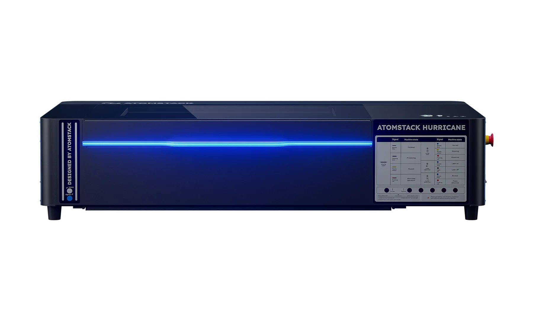 Plotter láser CO2 Atomstack Hurricane 55W 80x50cm Embalaje XXL - Láser ...